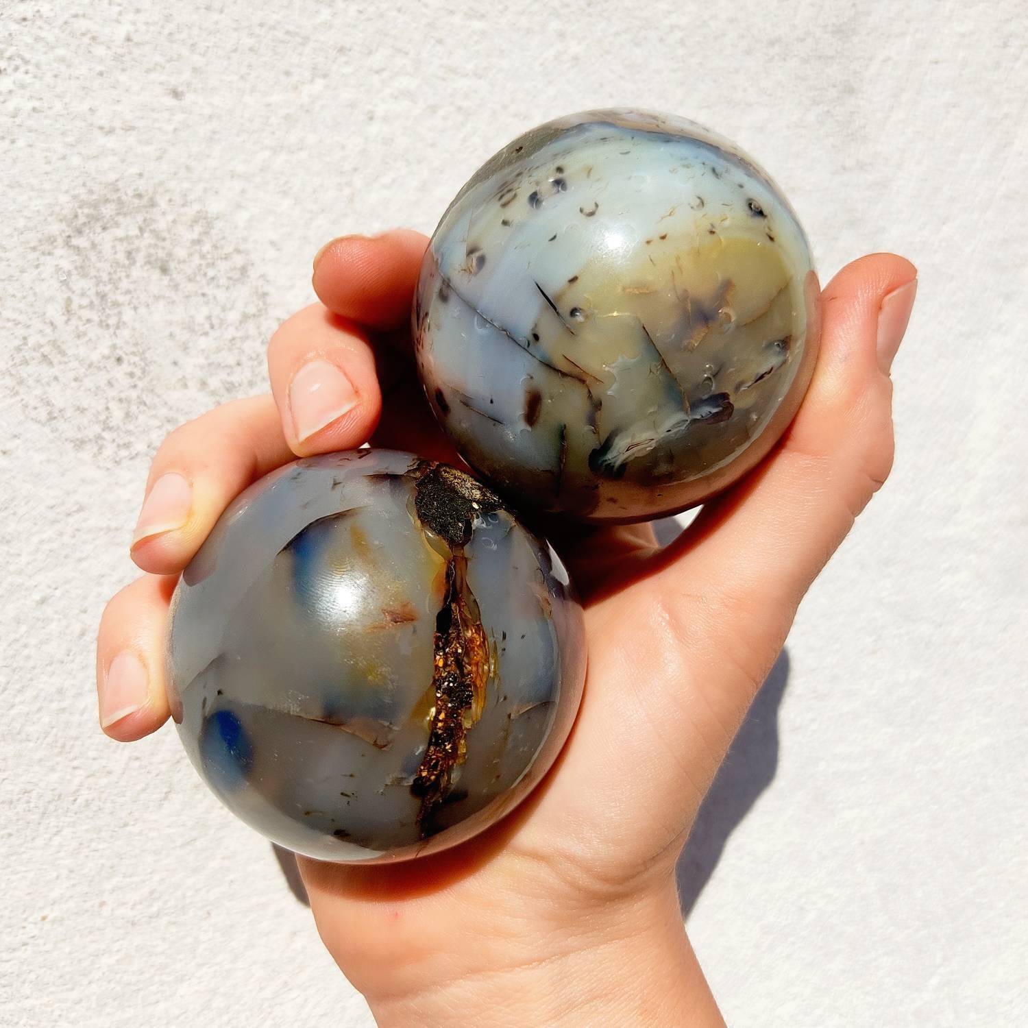 Himalayan Dendritic Agate Sphere | Sacred Ceremony – Sacred Ceremony Co.